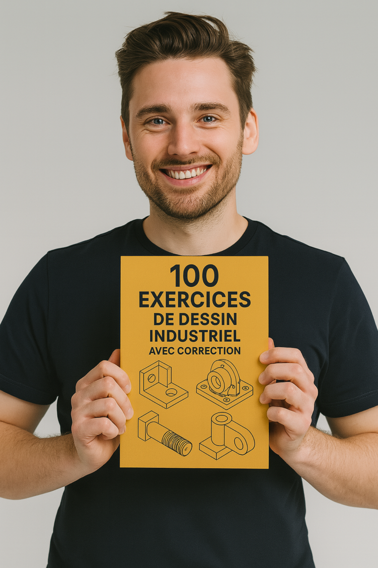 Exercices de Dessin Industriel avec Correction – PDF Gratuit - Genie Electromecanique