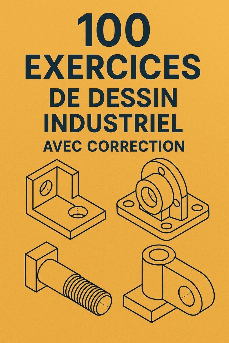 Exercices de dessin industriel avec correction PDF - Genie Electromecanique
